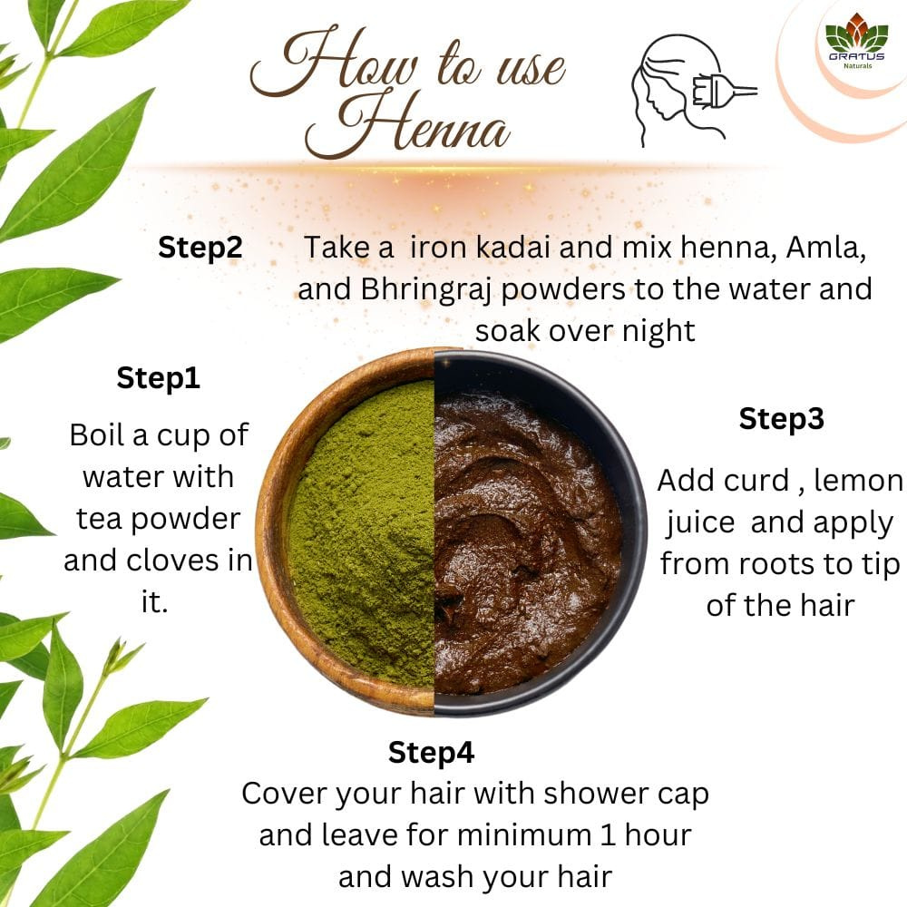 Henna Powder | Gratus Naturals